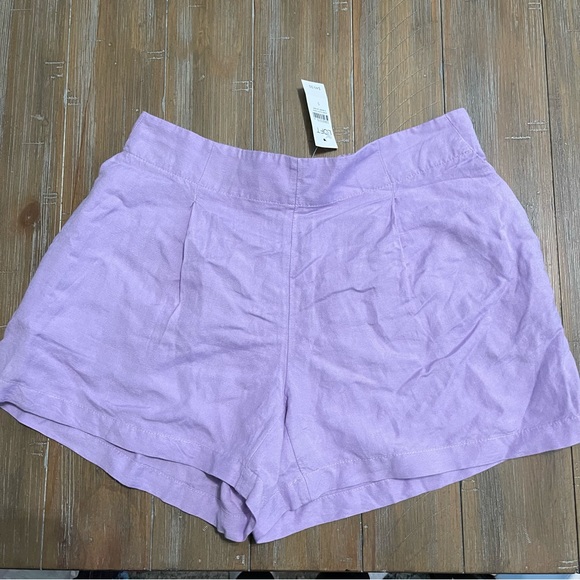LOFT | Shorts | Nwt Loft Lilac Pleated Pull On Shorts | Poshmark
